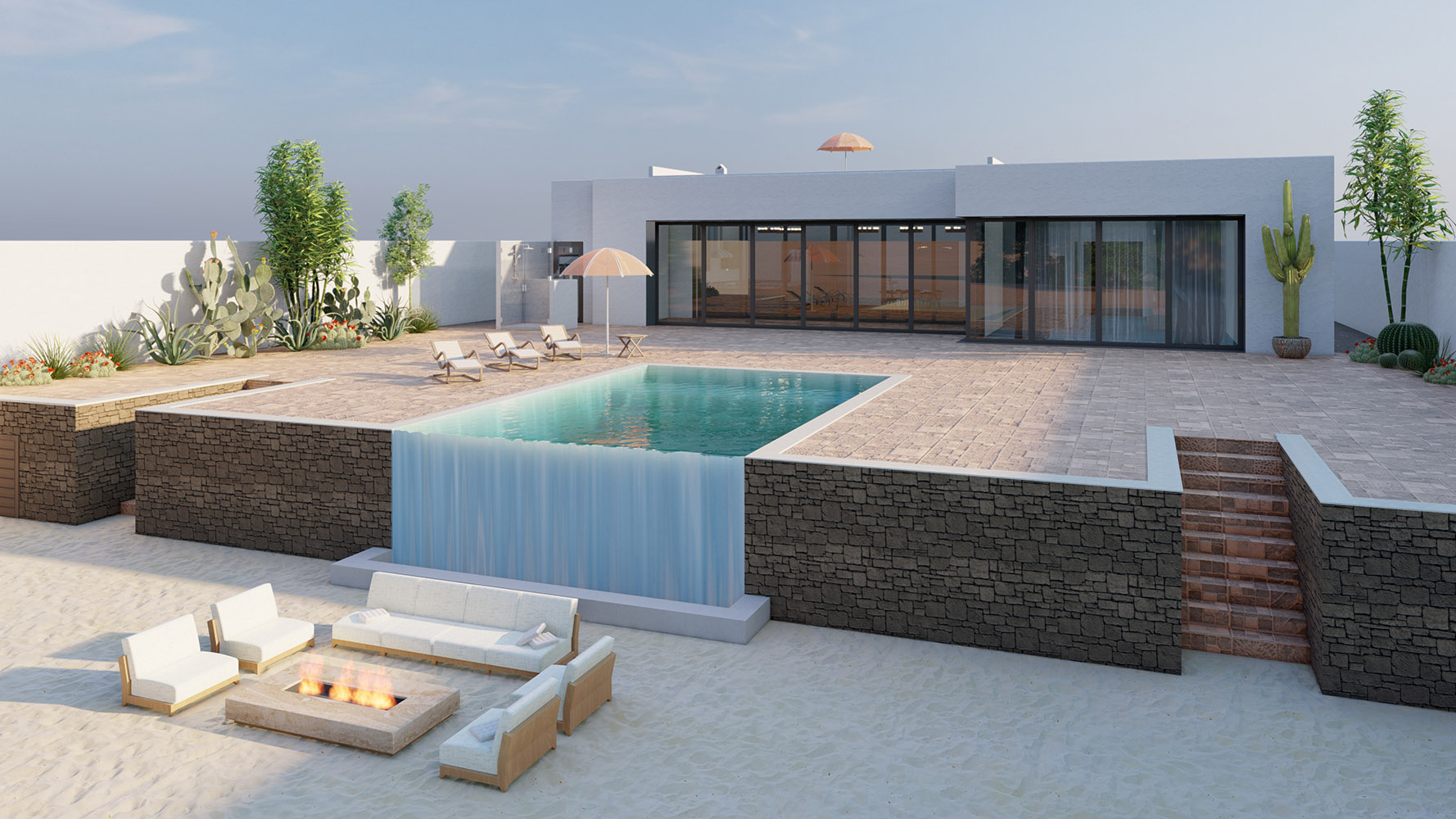 KNR Design Studio | Cabo San Lucas Beachfront New House